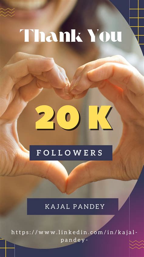 Kajal Panday On Linkedin Gratitude Network Journey 20kfollowers