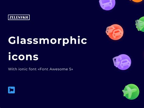 Glassmorphic Icons With Font Awesone Free Figma Resource Figma Elements