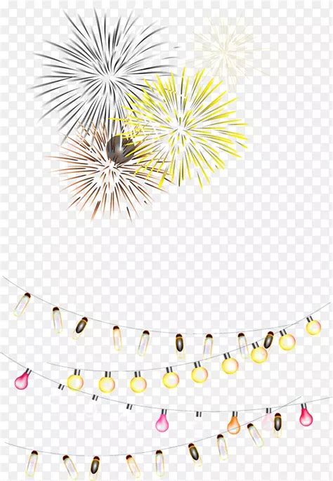 矢量手绘庆祝燃放烟花PNG图片素材下载 图片编号qrgmngmy 免抠素材网