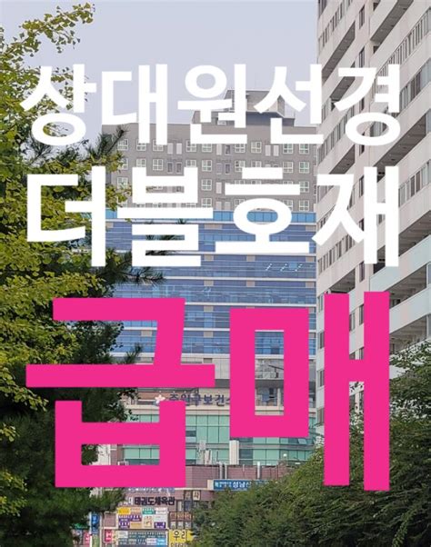 상대원선경2차 좋은 동 로얄층 초급매 45억 네이버 블로그