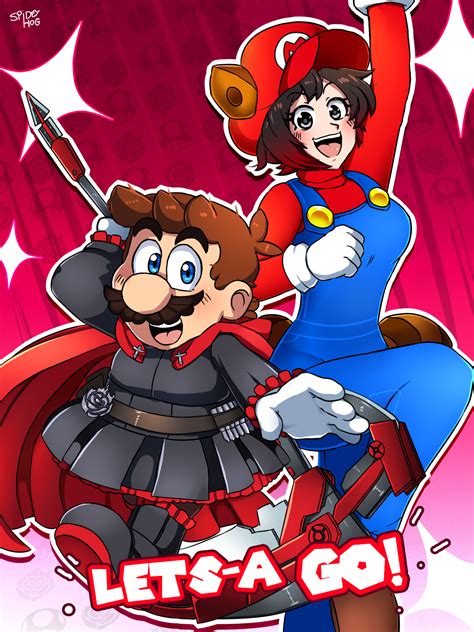 Lets A Go Mario Rwby By Spideyhog On Deviantart