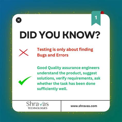 software testing is not just about catching bugs and issues shravas technologies