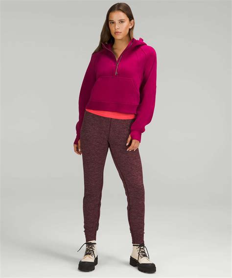 Lululemon Scuba Oversized Half Zip Hoodie Pomegranate Lulu Fanatics