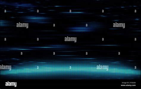 Abstract Tv Noise Effect On A Black Background Motion Retro Screen With Glitch Noise Stock