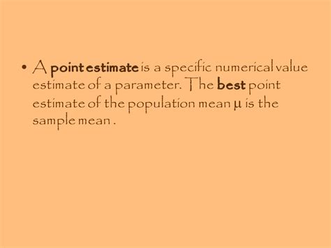 Ppt Chapter 7 Estimates And Sample Sizes Powerpoint Population