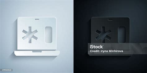 종이 컷 의료 임상 기록 노트북 아이콘 절연 통하고 있는 통하고 있는 바탕에 바탕 회색과 검정 배경 건강 보험 양식 의료 검사 표시 보고서 페이퍼 아트 스타일 벡터 3차원