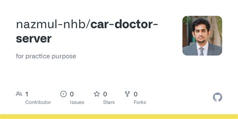 GitHub Nazmul Nhb Car Doctor Server For Practice Purpose