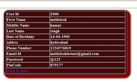 Manual Crud Operation In Mvc Using Adonet