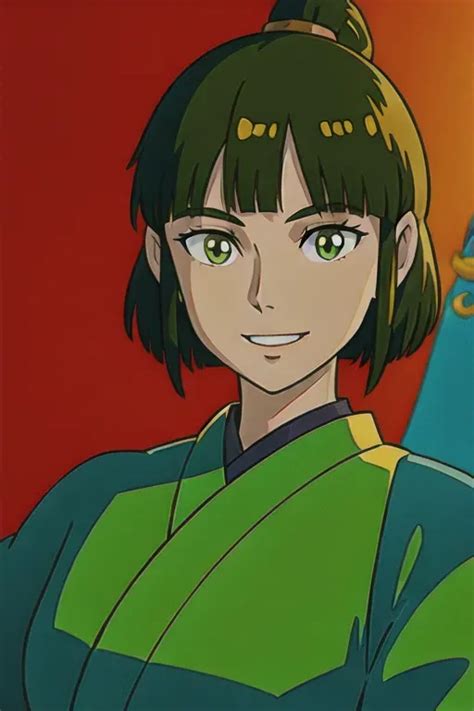 Dopamine Girl Ghibli Style Detective Female Guardian Of The Earth