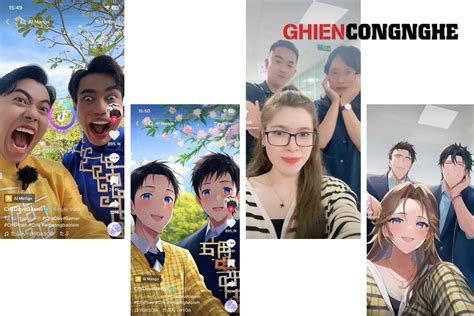 Cách Quay Video Với Filter Ai Manga Trên Tiktok đơn Giản