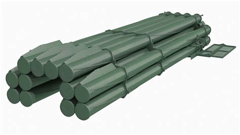 Heavy Multiple Rocket Launcher 3d Model 79 3ds Blend C4d Fbx Max Ma Lxo Obj