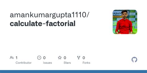 Github Amankumargupta1110calculate Factorial