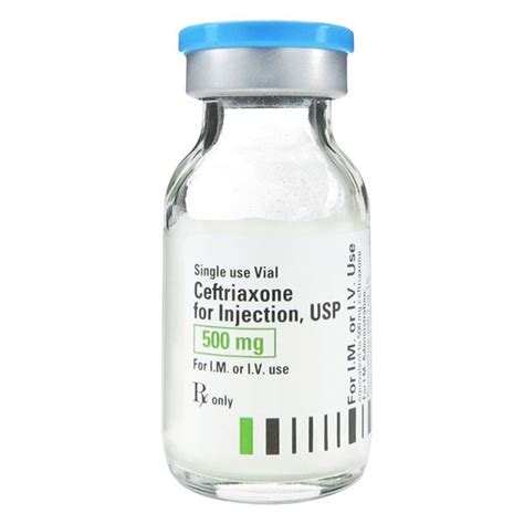 Ceftriaxone Injection Generic Rocephin 500mg Med Vet International