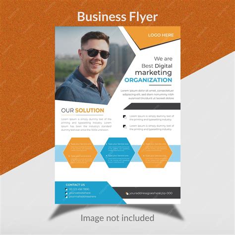Premium Vector Creative Corporate Business Flyer Design Template