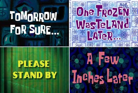 Spongebob Time Cards The Next Day At Chris Stevens Blog