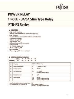 POWER RELAY Docs Apac Rs Online Power Relay Docs Apac Rs Online