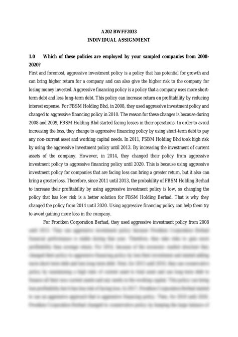 Uum Individual Assignment Cover Page Bjqp2013 Statistical Techniques