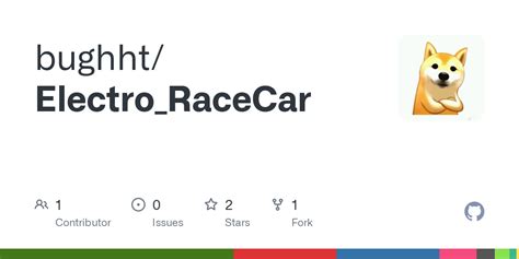 GitHub Bughht Electro RaceCar