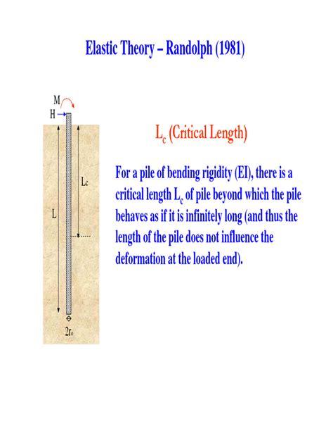 Ce5107 Laterally Loaded Piles Ii Pdf Bending Youngs Modulus