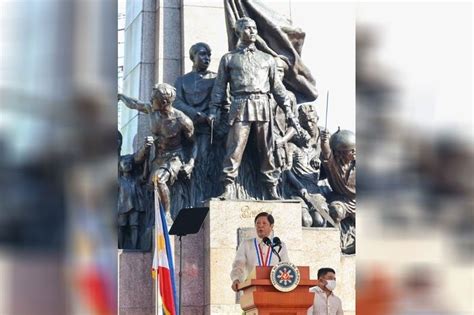 Marcos Sa Mga Pinoy Tularan Kabayanihan Ni Bonifacio Pilipino Star