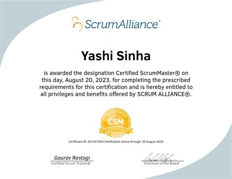 Yashi Sinha On Linkedin Scrummaster Agile Scrumalliance 16 Comments