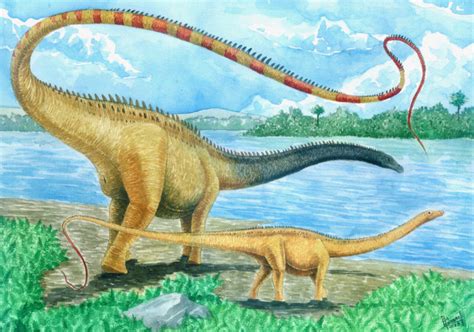 A Dinosaur A Day · Diplodocus Longus D Carnegii D Hallorum