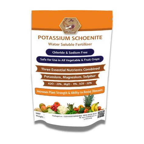 Potassium Schoenite Fertilizer Premium Water Soluble Crystalline