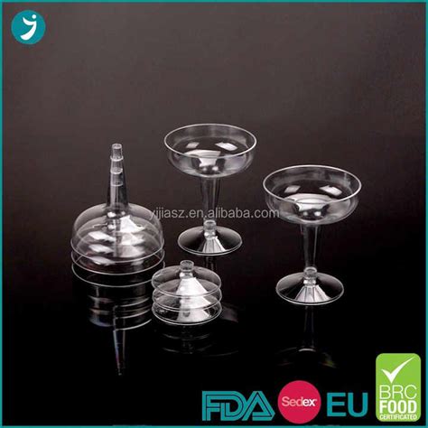 6oz Plastic Wine Glasses Disposable Cup Ps Wine Bar Cups For Party
