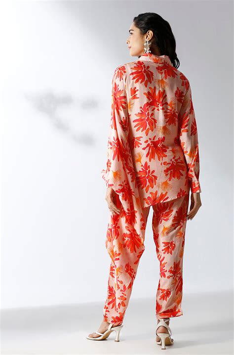 Oh My Co Ord Salmon Pink Co Ord Set Ishnya