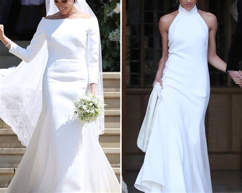 Meghan Markles Second Wedding Dress Preferred By Royal Fans Over First
