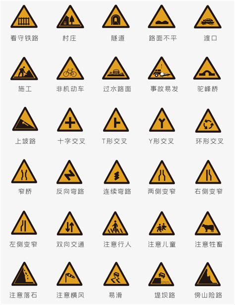 交通标识合集 快图网 免费png图片免抠png高清背景素材库