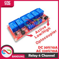 Jual MODULE RELAY 1 CHANNEL 5V AKTIV HIGH ATAU AKTIV LOW WITH
