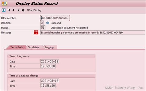 Sap 如何查看idoc报错we02 Sap Csdn博客