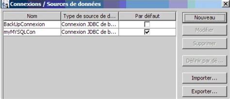 Création d états avec JasperReports et JSF
