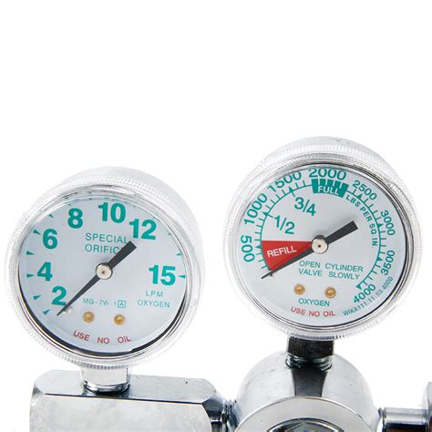 Bullnose Oxygen Reducer Oxygen Regulator With Double Meter Buy Click