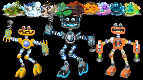 All Wubbox In Clubbox Costume On All Islands My Singing Monsters Rare And Epic Youtube