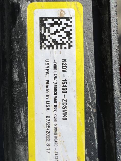 California Want To Buy Oem Bronco Raptor Rock Rails Side Steps