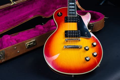 1974 Gibson Les Paul Custom Cherry Sunburst Guitarpoint