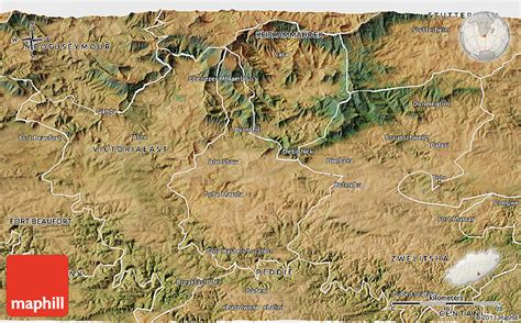 Satellite 3d Map Of Middledrift