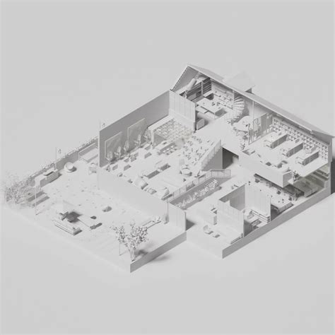 3d Model Architect Office Bundle Toffu Co