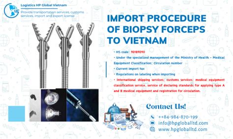 Import Duty And Procedures For Biopsy Forceps To Vietnam