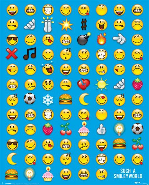 Smiley Mini Poster Emoticon 1498