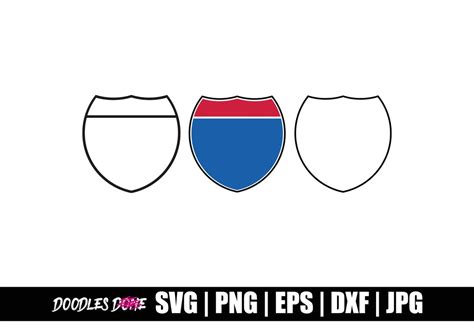 Interstate Shield Svg Interstate Shield Clip Art Interstate Shield