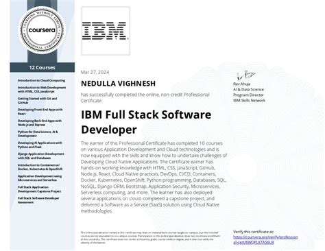 N Vighnesh On Linkedin Ibm Fullstackdeveloper Cloudcomputing Softwaredevelopment Devops