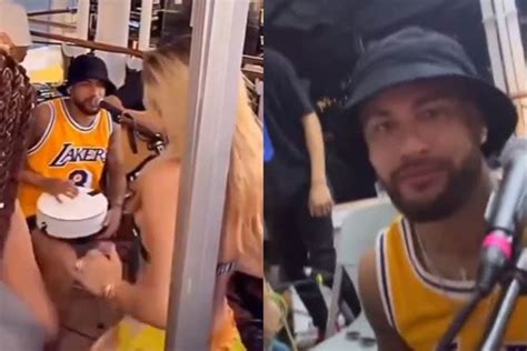 La fiesta no para Neymar no escucha las críticas y se mostró a puro