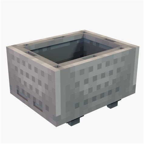 Minecraft Minecart 3D Model TurboSquid 1929183