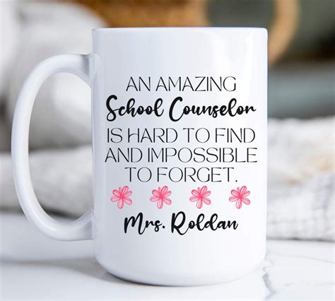 Personalized School Counselor Mug T For School Counselor Teachers
