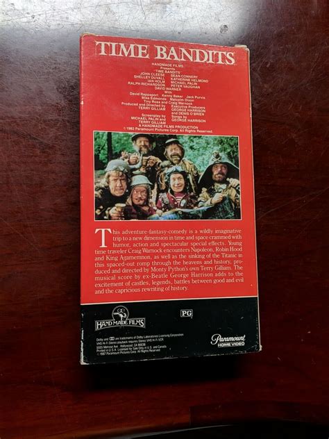 Time Bandits Vhs Tape In Original Box John And Similar Items