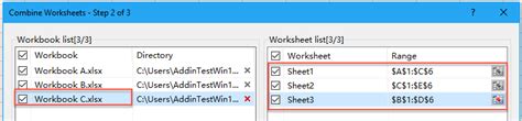Quickly Combine Multiple Worksheets Ranges From Workbooks Into One