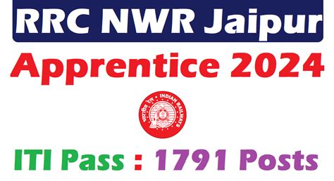 Jaipur Railway Apprentice 2024 1791 Posts Iti Latest Railway
